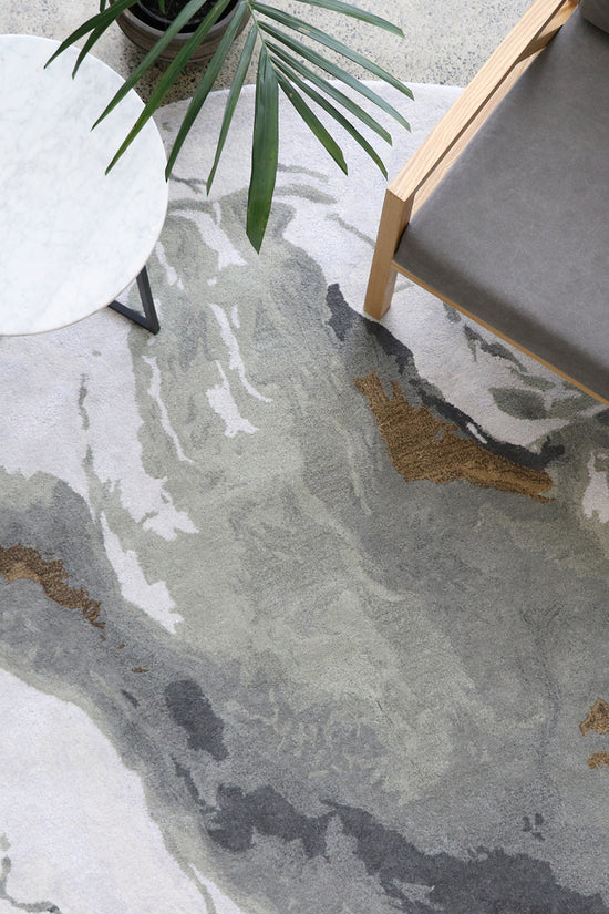 Uluru Round Floor Rug | Oliver Birch