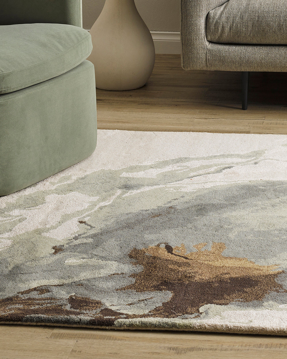 Uluru Round Floor Rug | Oliver Birch