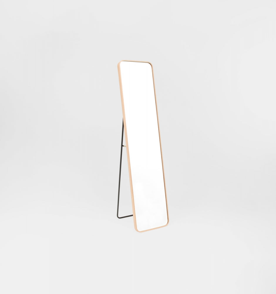 Simplicity Curve Standing Mirror | Oliver Birch